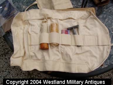 WWII British toiletries holdall